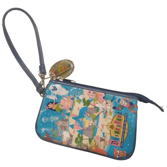 Disney | Bags | Disney Disneyland Resort 5th Anniversary Wristlet 65x4 ...